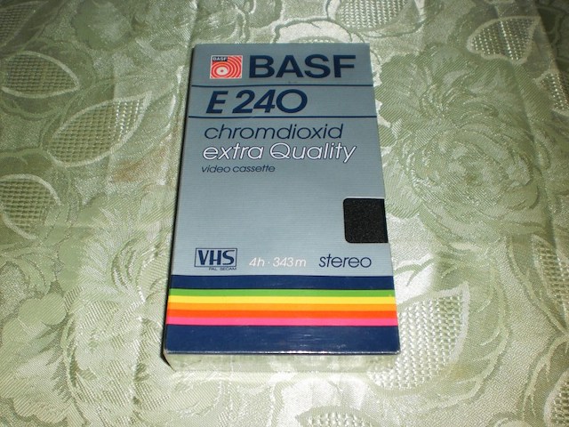 BASF E 240 Chromdioxid Video Cassette - NOVO
