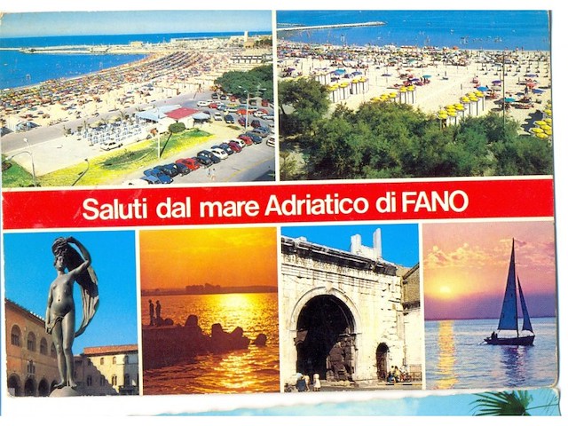 Razglednica Italija Adriatiko di Fano