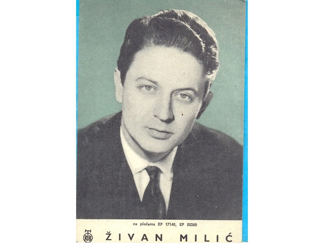 Estrada. Zivan Milic.