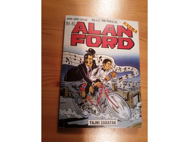 Alan Ford extra broj 81 Tajni zadatak