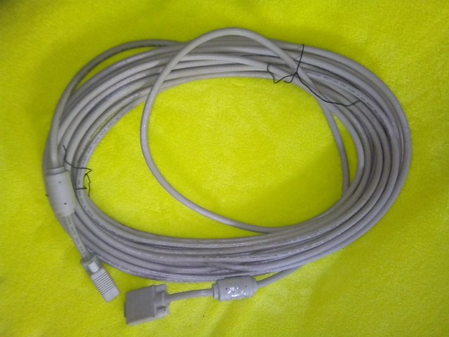 Kabel VGA 20 m muško-muški