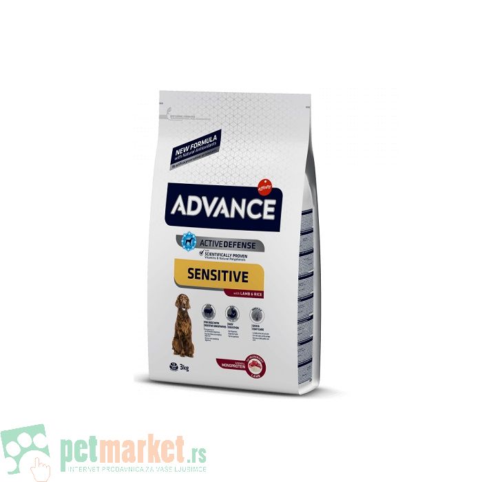 Advance: Hrana za osetljive pse Sensitive, Jagnjetina