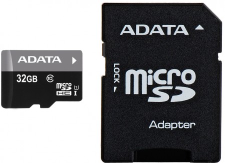 ADATA 32GB + SD adapter AUSDH32GUICL10-RA1