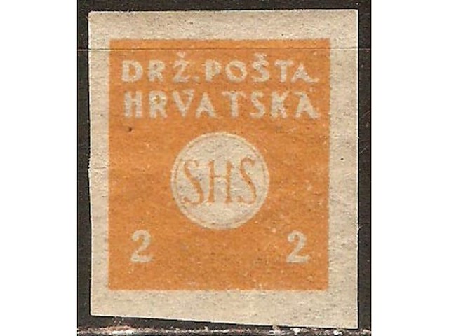 1919 - Novinska marka SHS MNH