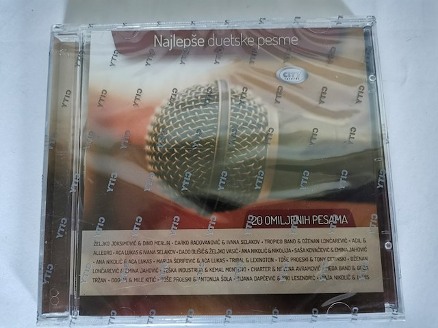 CD-NAJLEPŠE DUETSKE PESME-20 OMILJENIH PESAMA, NOVO