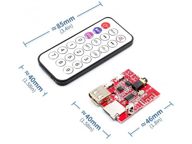 ♦ Bluetooth audio modul sa daljinskim ♦