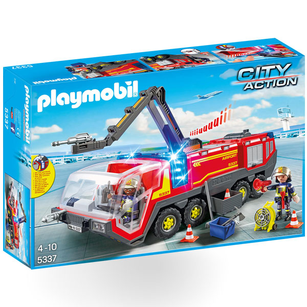 Playmobil City Action - Vatrogasci na aerodromu-vozilo