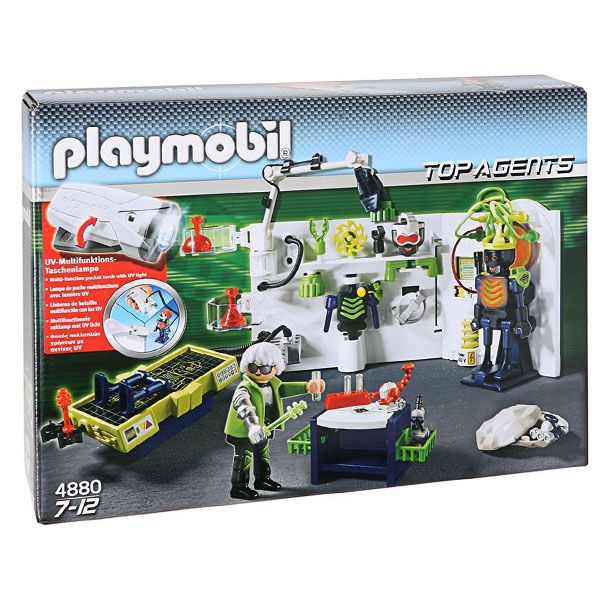 Playmobil Top agenti: Laboratorija