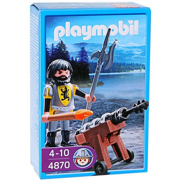 Playmobil Vitezovi: Lion Vitez i top