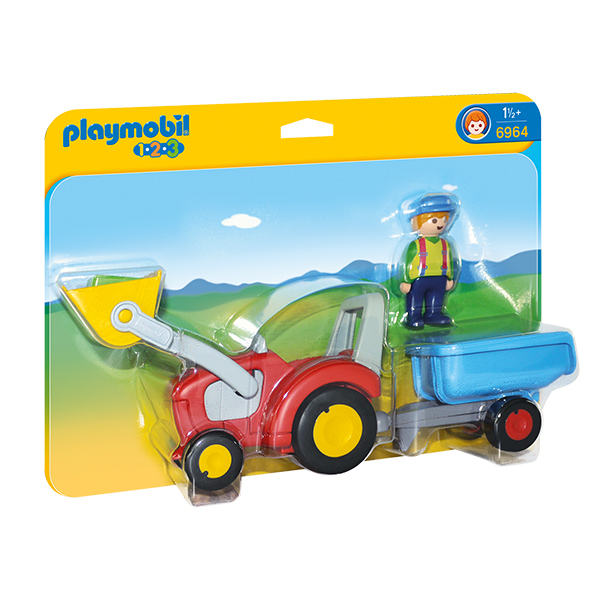 Playmobil Traktor sa prikolicom