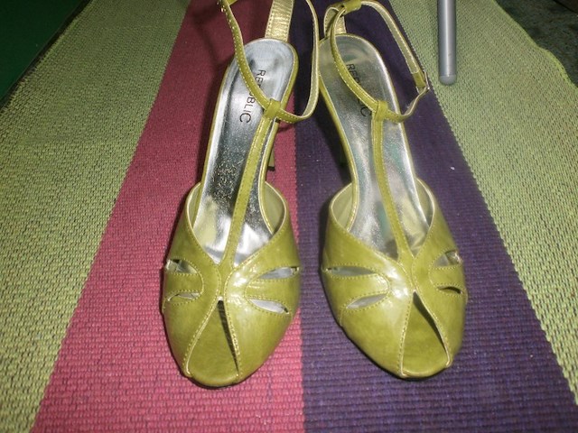 REPUBLIC zelene sandale 40 (26cm) - KAO NOVE!!!