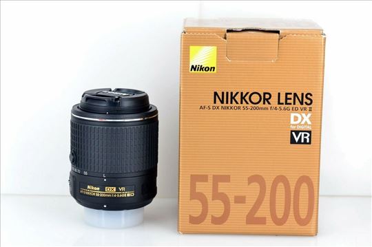 Nikon 55-200mm f/4-5.6 VR II - kao nov