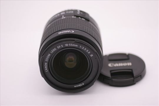 Canon 18-55mm f/3.5-5.6 III - novo