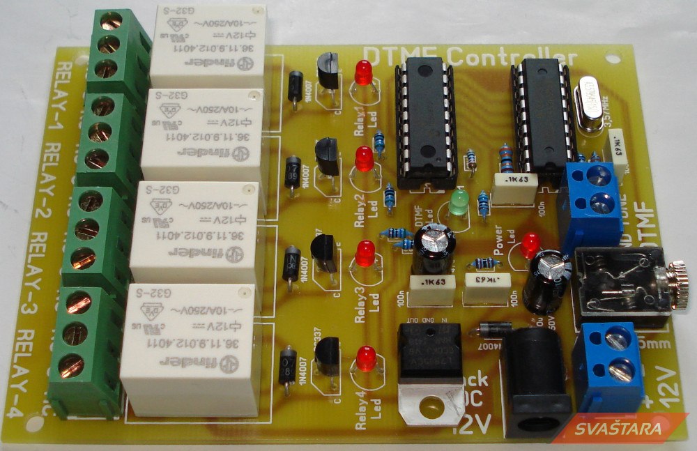 DTMF Controller - Relejni Kontroler