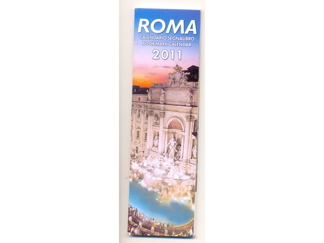 Razglednica Italija kalendar bukmarker Rim