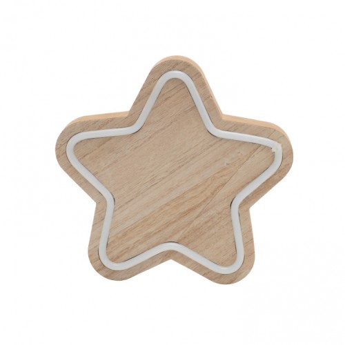 Drvena stona dekoracija "zvezda"