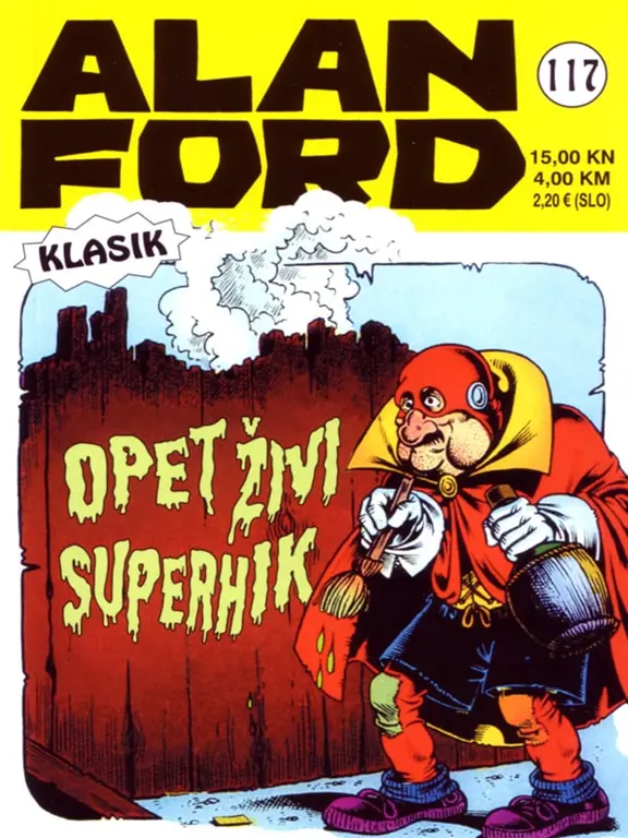 Strip agent ALAN FORD 117 - OPET ŽIVI SUPERHIK