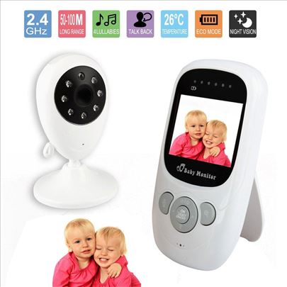 Baby monitor kamera sa ekranom i senzor temperatur