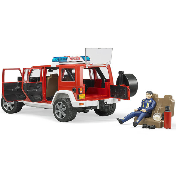 Jeep Wrangler Unlimited Rubicon vatrogasni sa figurom Bruder 025281