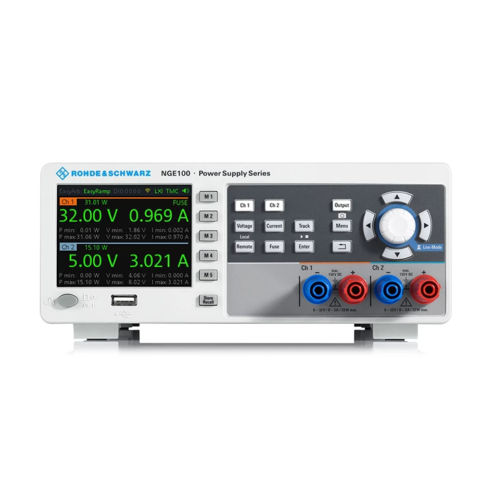 Napajanje R&S NGE102B, 2x(0-32VDC)/(0-3ADC), 66W