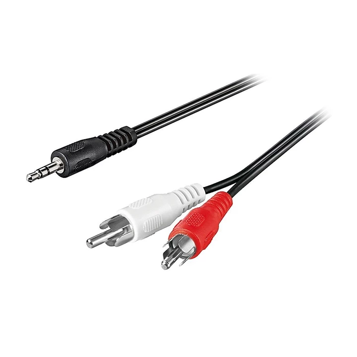 Kabl 2xRCA M - 3.5mm ST M, 3m