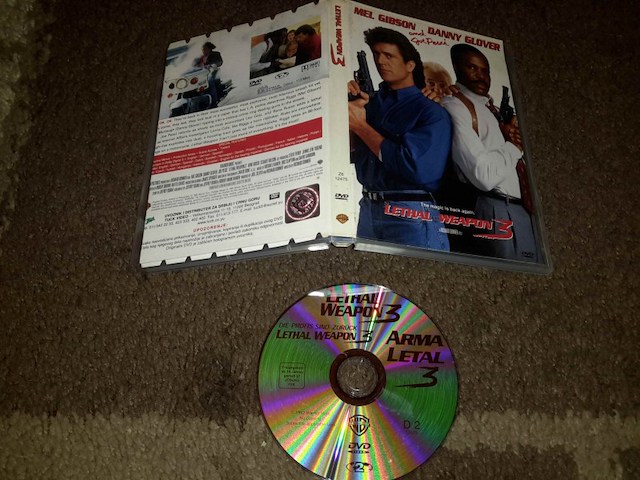 Lethal weapon 3 DVD