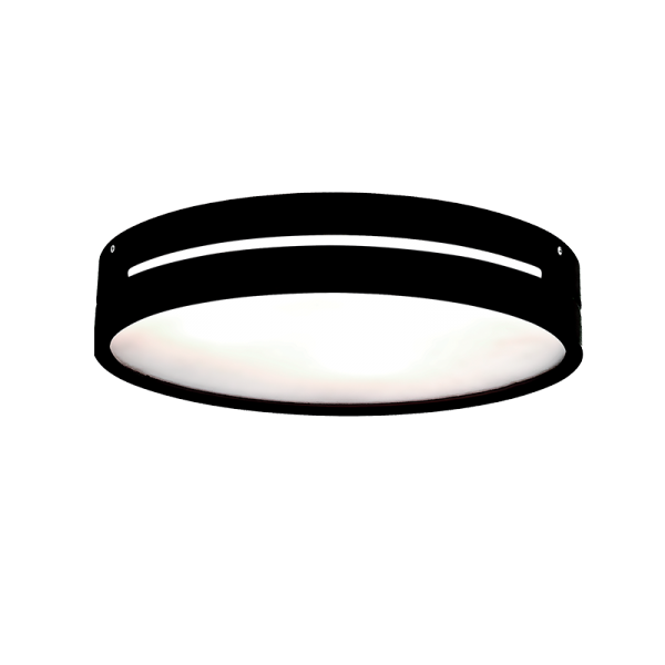 DONNA PLAFONSKA LAMPA 3XE27 CRNA BOJA DRVETA D400mm