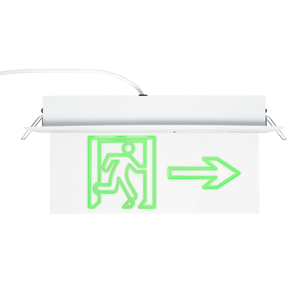 AL3117 - LED PANIK SVETILJKA PLASTICBOARD STRELICA NA STRANU