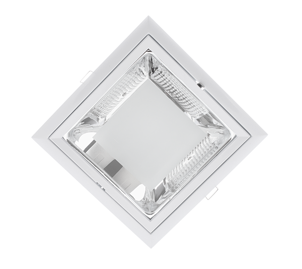 LED SPOT LAMPA GL204 + 2XLED SIJALICA 9W 4000K BELA