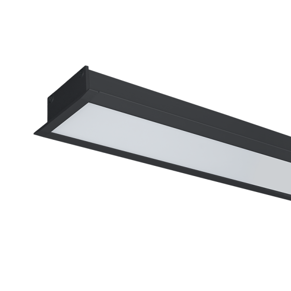 LED PROFIL ZA UGRADNU MONTAŽUS48 12W 4000K 600MM CRNI