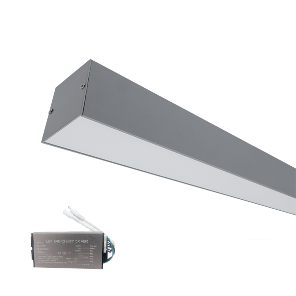 LED PROFIL ZA NADGRADNU MONTAŽU S77 24W 4000K 600MM SIVI SA PANIK BLOKOM