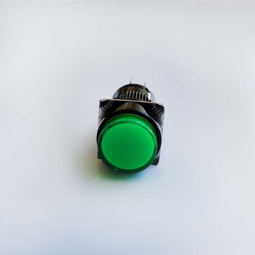 SDL16-22AD ZELENI LED 24V TASTER 2NO+2NC