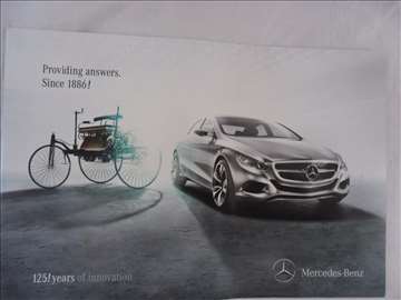 Prospekt Mercedes 125 god.inovacije (istorijat)
