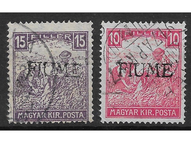 1918 - FIUME R.I. sa belim brojkama