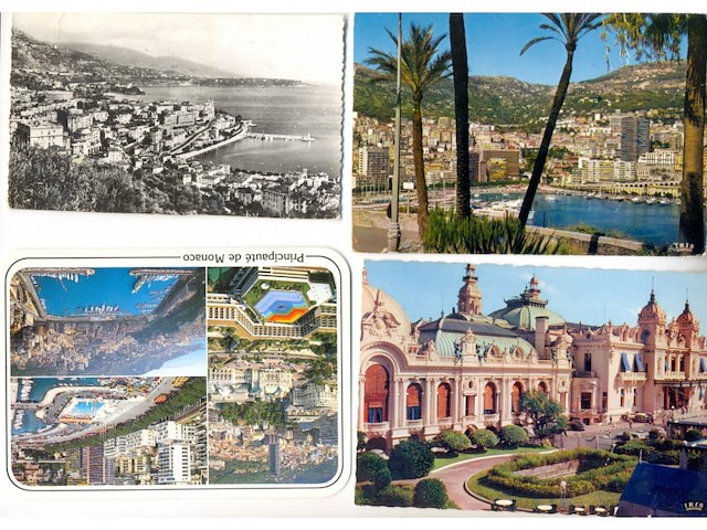 Razglednica Monako Monte Karlo, 6 kom