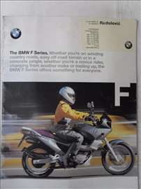 Prospekt BMW F 1998, engleski,A 4 format, 20 str.