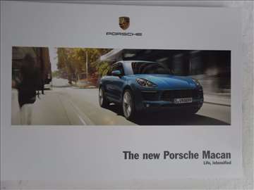 Prospekt Porsche New Macan.134 str. ,25 x 17 cm.