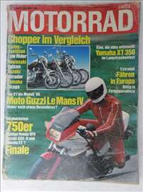 Časopis Motorrad 8 1986