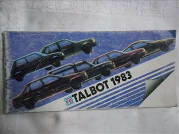 Prospekt Talbot, 1983, mali format, 21 str.