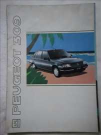 Prospekt Peugeot 309, 1991, A4, 32 str, nemački