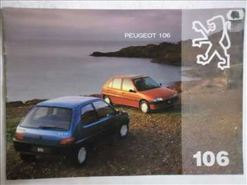 Prospekt Peugeot 106,1994, A4, 23 str, franc/eng.