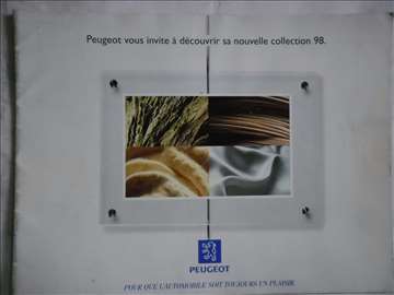 Prospekt program Peugeot,1998.,A4,28 str,francuski