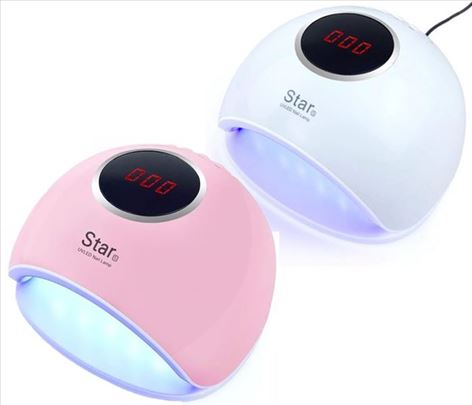 Uv/led lampa za nokte STAR 72w bela i pink