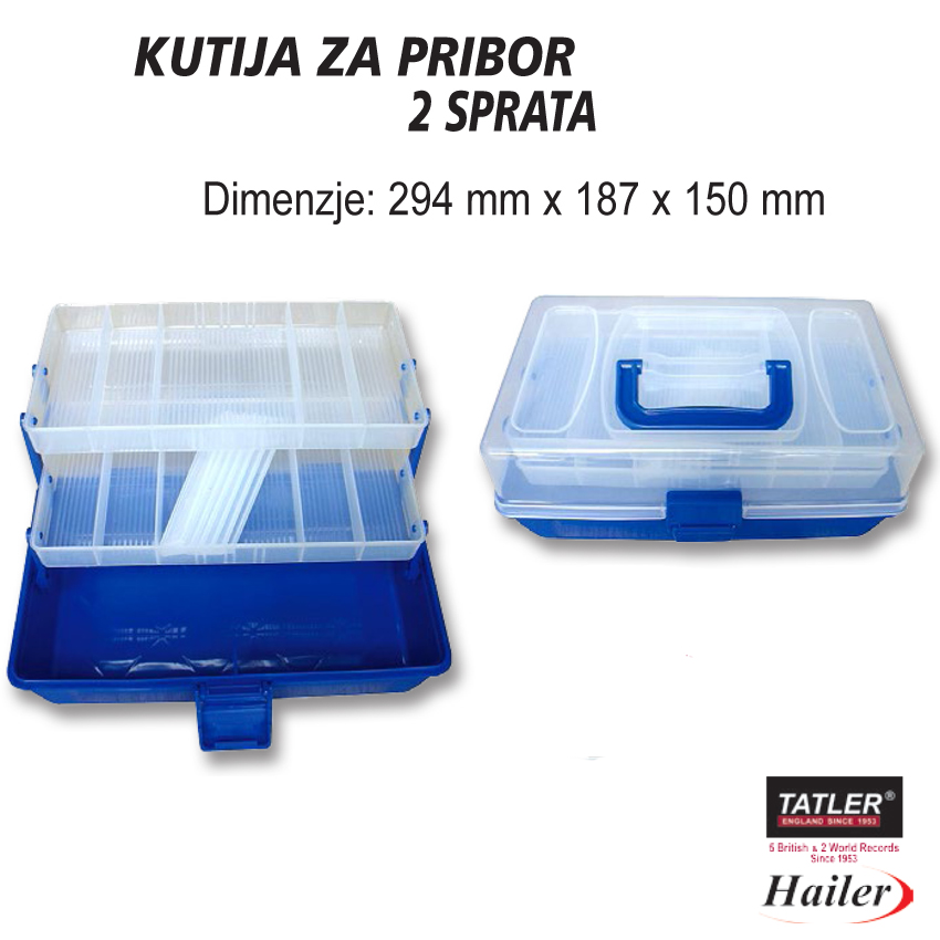 Kutija za pribor – 2 sprata 294 mm x 187 x 150 mm