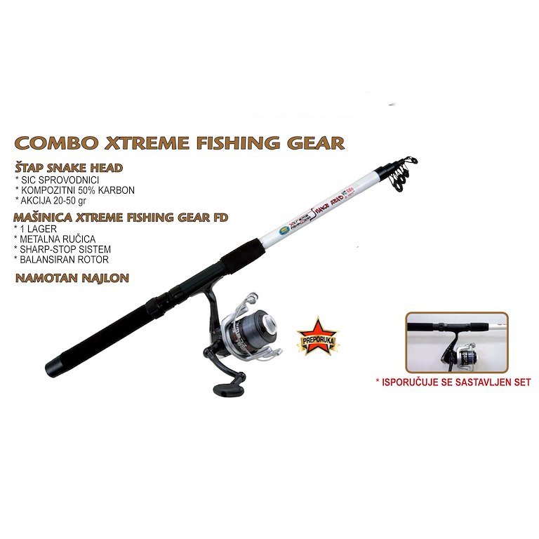 Lineaeffe Combo XTREME FISHING GEAR