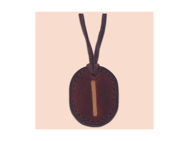 Kožna ogrlica runa amulet Isa