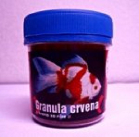 Hrana za ribice Crvena granula 60ml .