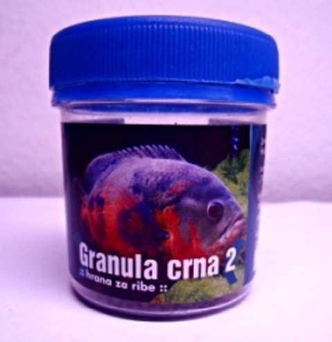 Hrana za ribice Crna granula 2 60ml.
