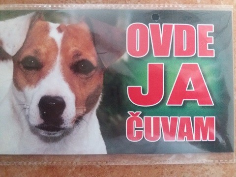 Tabla Ovde ja čuvan DZEK RASEL