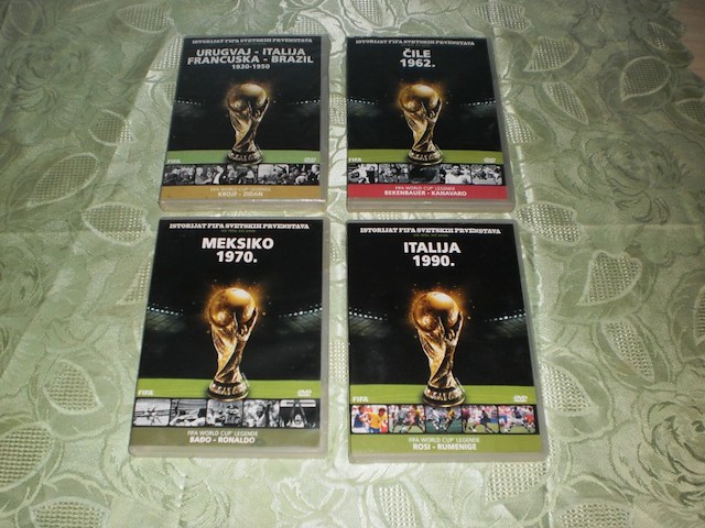 Istorijat FIFA svetskih prvenstava - 4 DVD-a